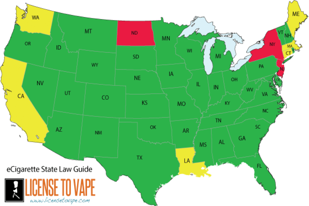 US Vaping Ecig Laws State By State Guide Of Regulations Bans 2022
